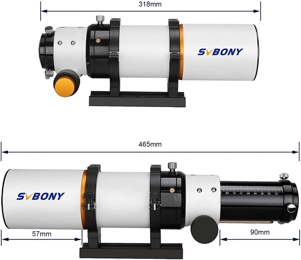 Svbony SV503 ED-Refraktor, 70mm f/6 Teleskop [F9359A] – SvBony Germany (wir sind zusammen)