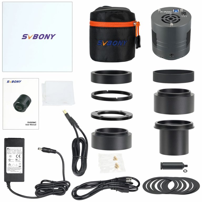 Svbony 605mc [F9198E] – MONO-gekühlte SONY IMX533 Sensor Farb-Kamera für Astrofotografie ...