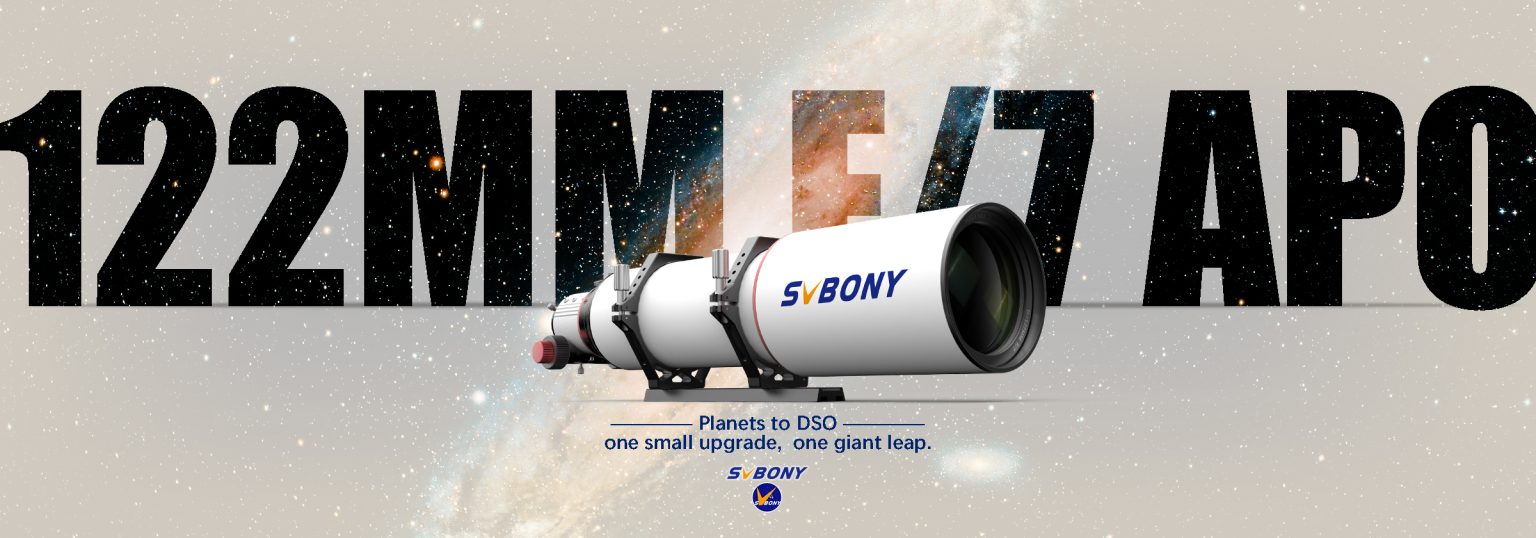 SVBONY SV550 APO Refraktor, Apochromatisches Triplet 122mm f/7 Teleskop ...