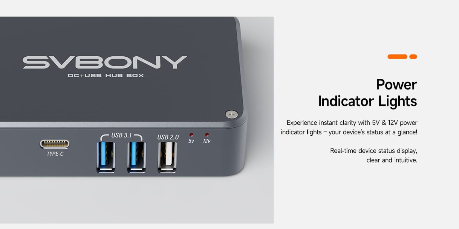 SVBONY SV241 [W9193A] Astronomie Micro DC+USB HUB Power Box für ...