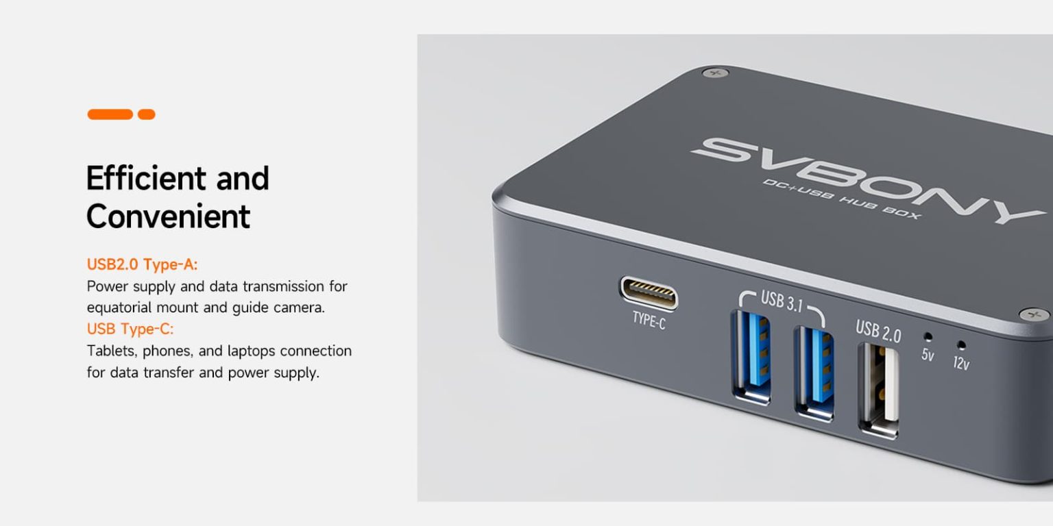 SVBONY SV241 [W9193A] Astronomie Micro DC+USB HUB Power Box für ...